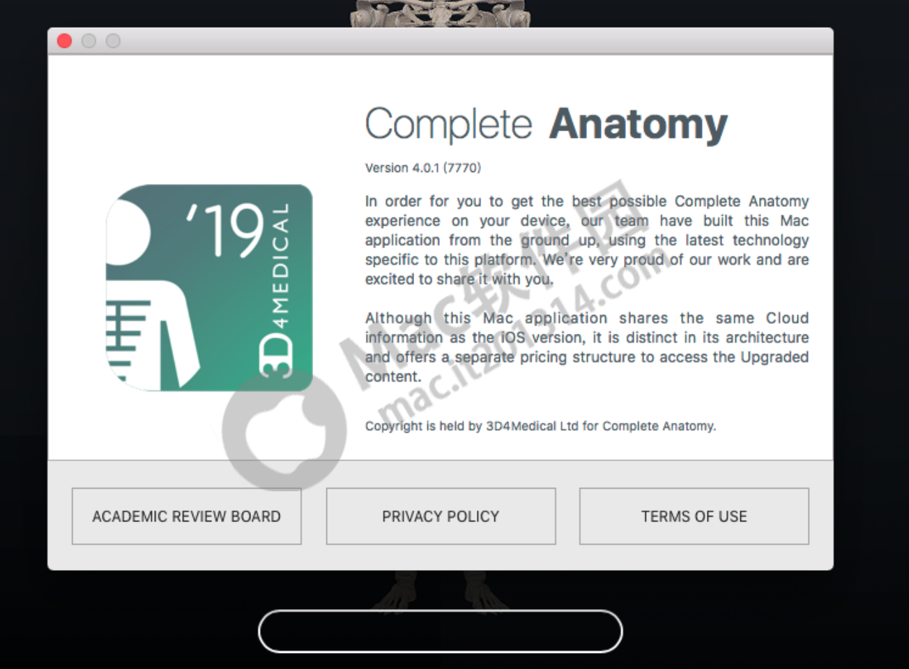 Complete Anatomy 2019 for Mac(3D医学软件) V4.0.1官方版 - mac软件下载
